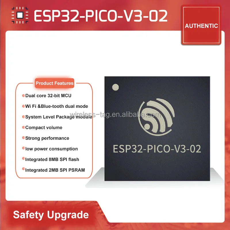 Original New Espressif Esp32 Smart Esp32 Pico V3 System In Package Chip Esp32 Eco3 Sip 7 7mm