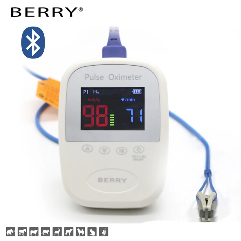Berry Vet Veterinary Handheld Pulse Oximeter for Dog Cat Horse Top ...