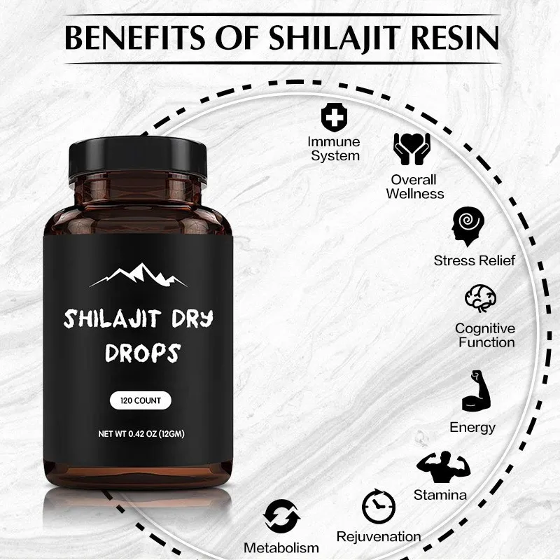 Oem Himalayan Shilajit Tablet Rich In Humic Acid 85 Minerals Enhance Male Strength Shilajit ...