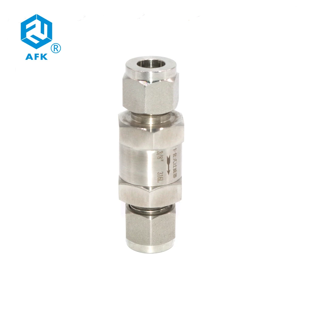 Double Ferrule Tube Connection Hydraulic Check Valve 3/8 Inch 6000psi ...
