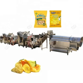 Industrial Automatic Production Line Yam Yuca Banana Chips Frying ...