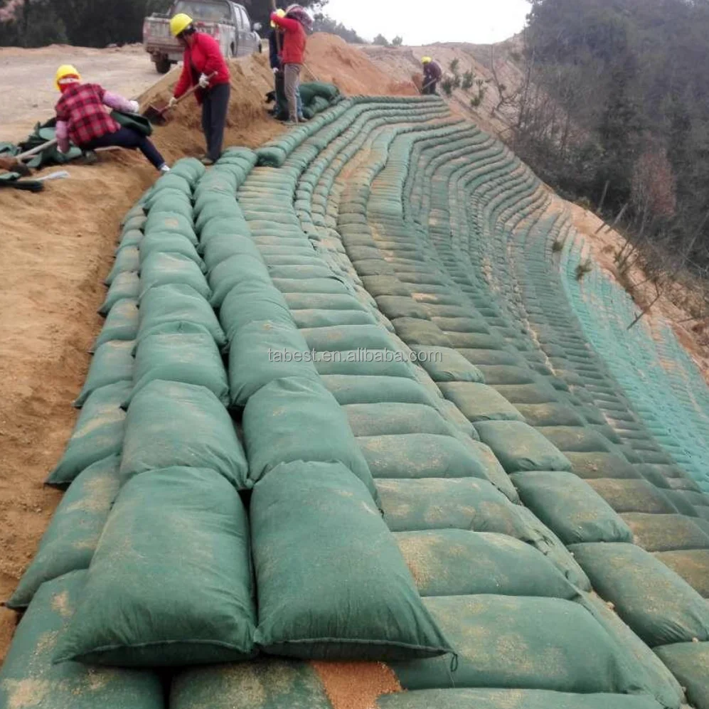 Geotextile Geobags for Flood Barriers in Farmland Dams
