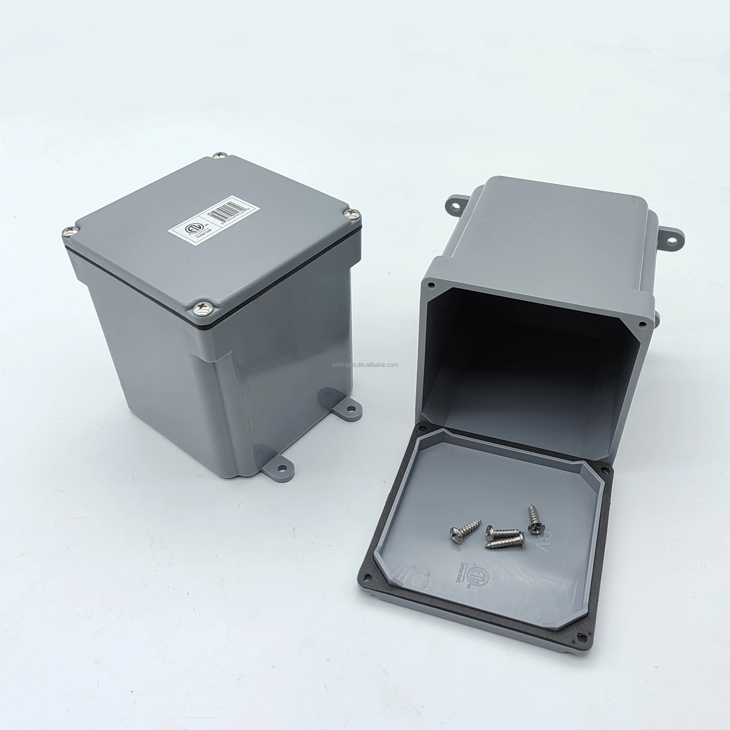 Waterproof PVC Junction Boxes ETL Listed 4 X 4 X 2/8"X 8"X 4 ...