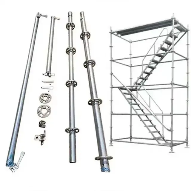 Galvanized Scaffold Ringlock Aluminum Scaffold Platform Construction ...