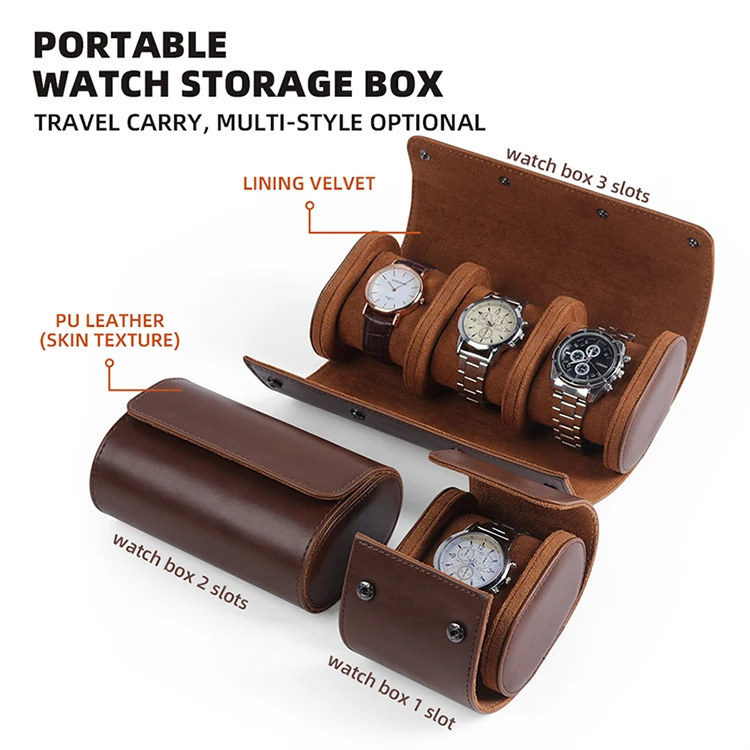 OJR Watch Roll - Premium Travel Cases for Luxury Timepieces