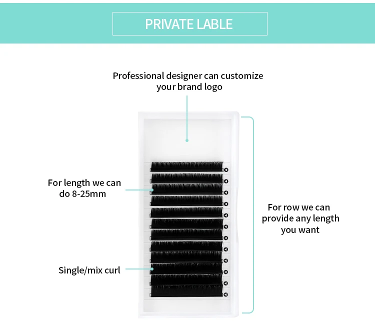 Wholesale Clover Lash Extensions - Ultra Deep Black C D Curl