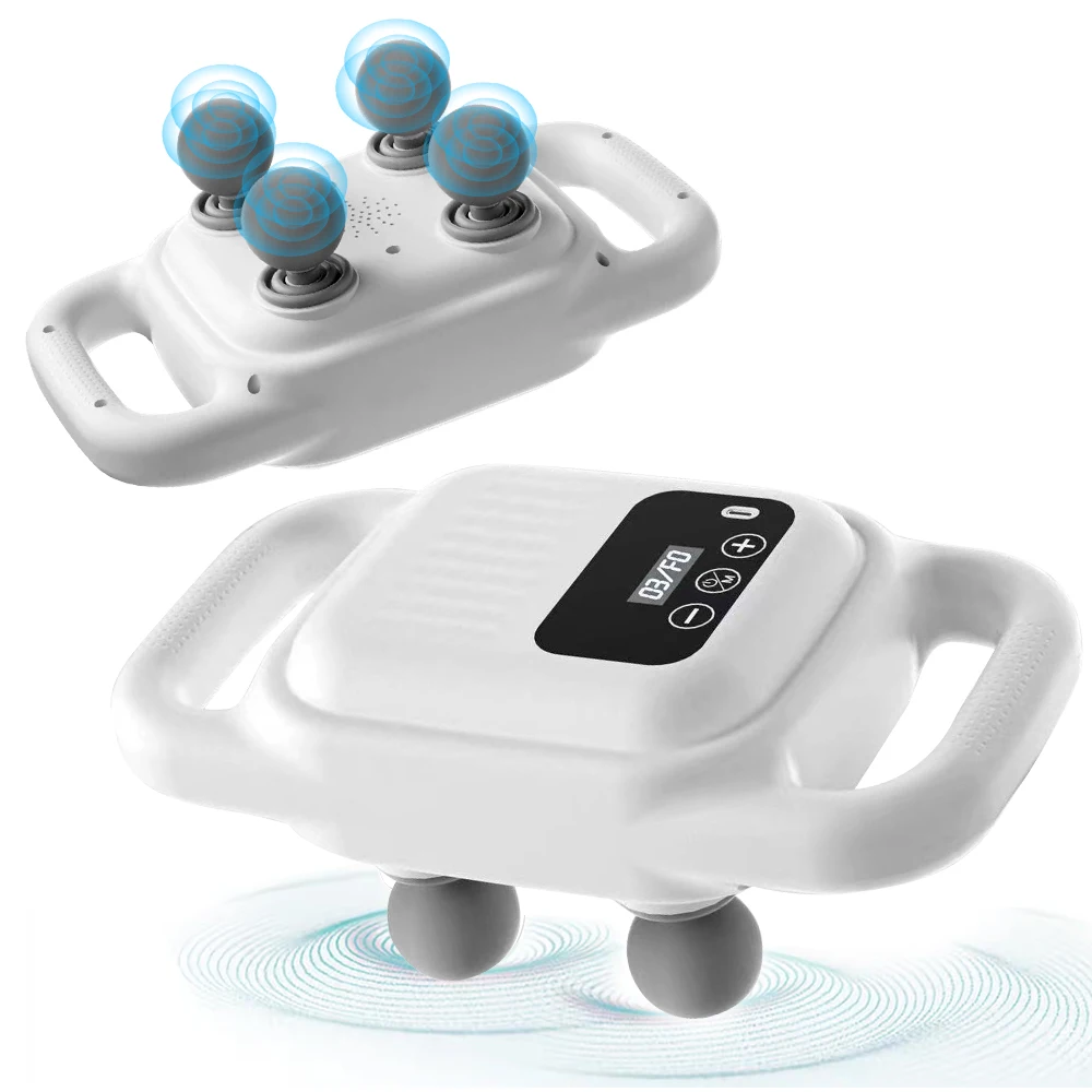 Professional Customized 4-head Fascia Muscle Vibration Body Massager ...