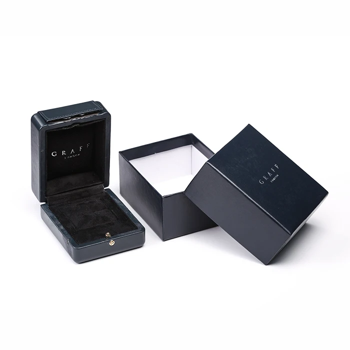 Custom Magnetic Jewellery Set Box With Velvet Insert Necklace Bracelet ...