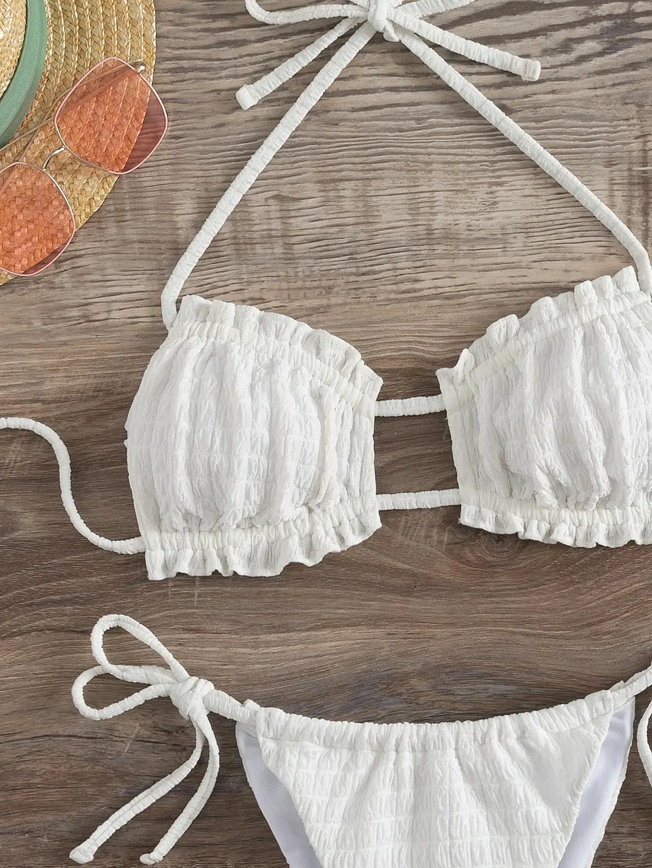 Tw9205519 Ribbed Fabric Thong Swimsuit Custom Designer Brazilian ...