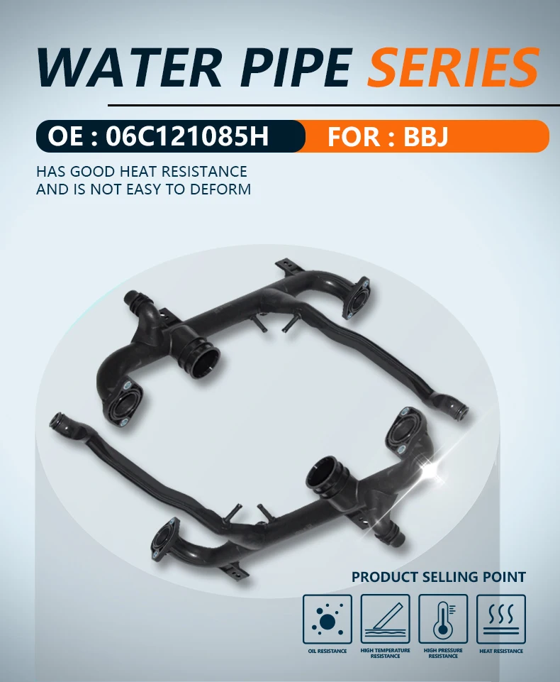 Engine Cooling Water Pipe Intercooler Kits Water Hose 06c121085h ...