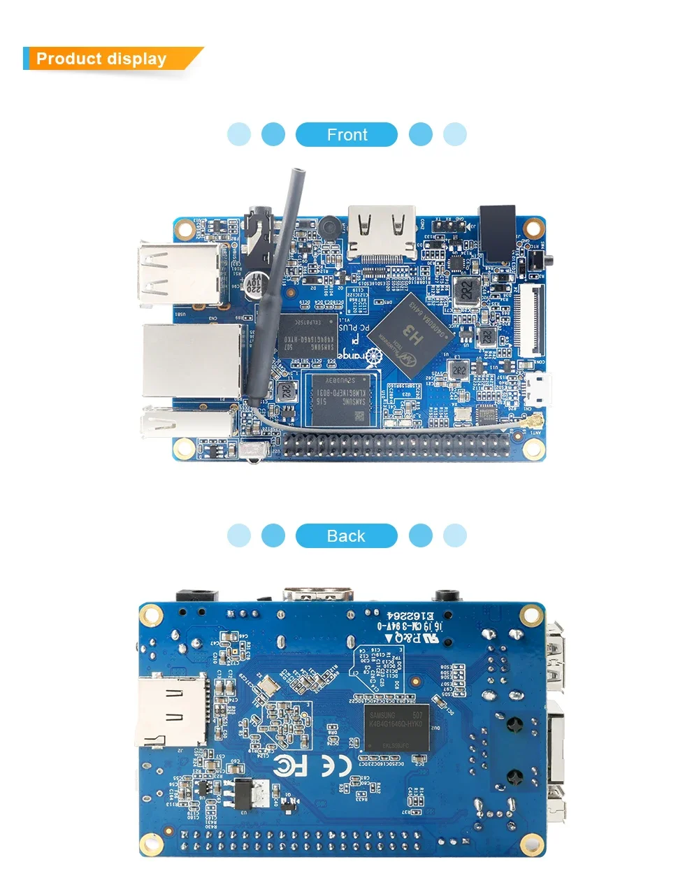 Mini Pc Computer Pi Zero 3b/model 4/cm4/5 Plus Single Board For Orange ...