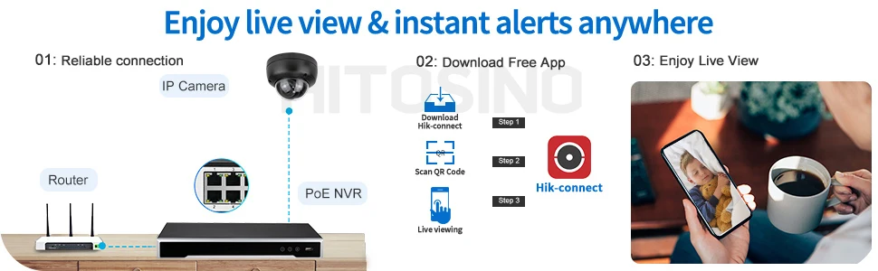 Hik 8ch 16 24 32 Channels Poe Nvr 4mp 8mp 4k 2 Way Audio Face Detection ...