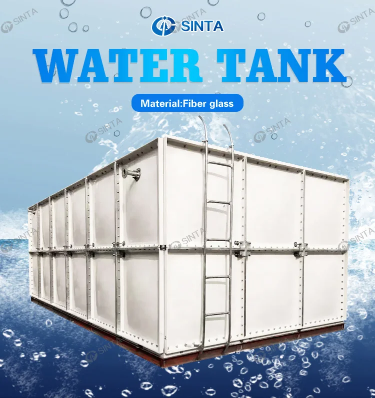5x4x3m Water Storage Reservoir - Fiberglass GRP Panel Tank