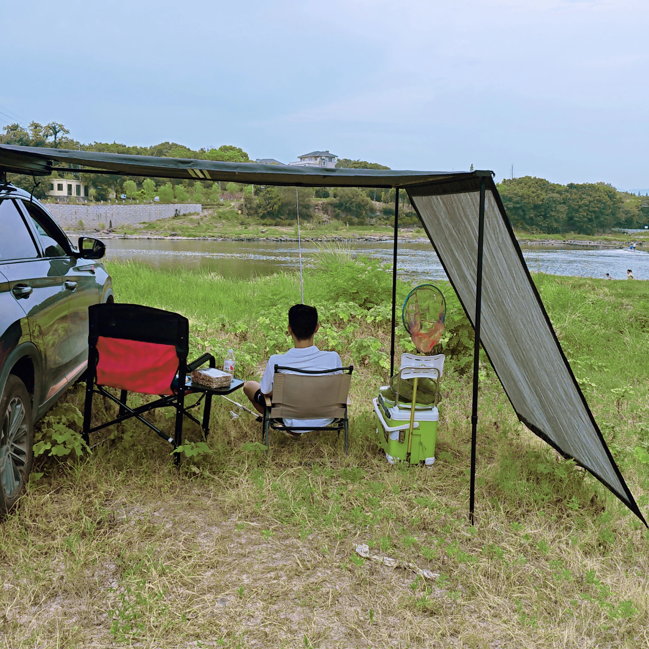 Modern Outdoor Car Side Awning Top Tent Wholesales Retractable Aluminum ...