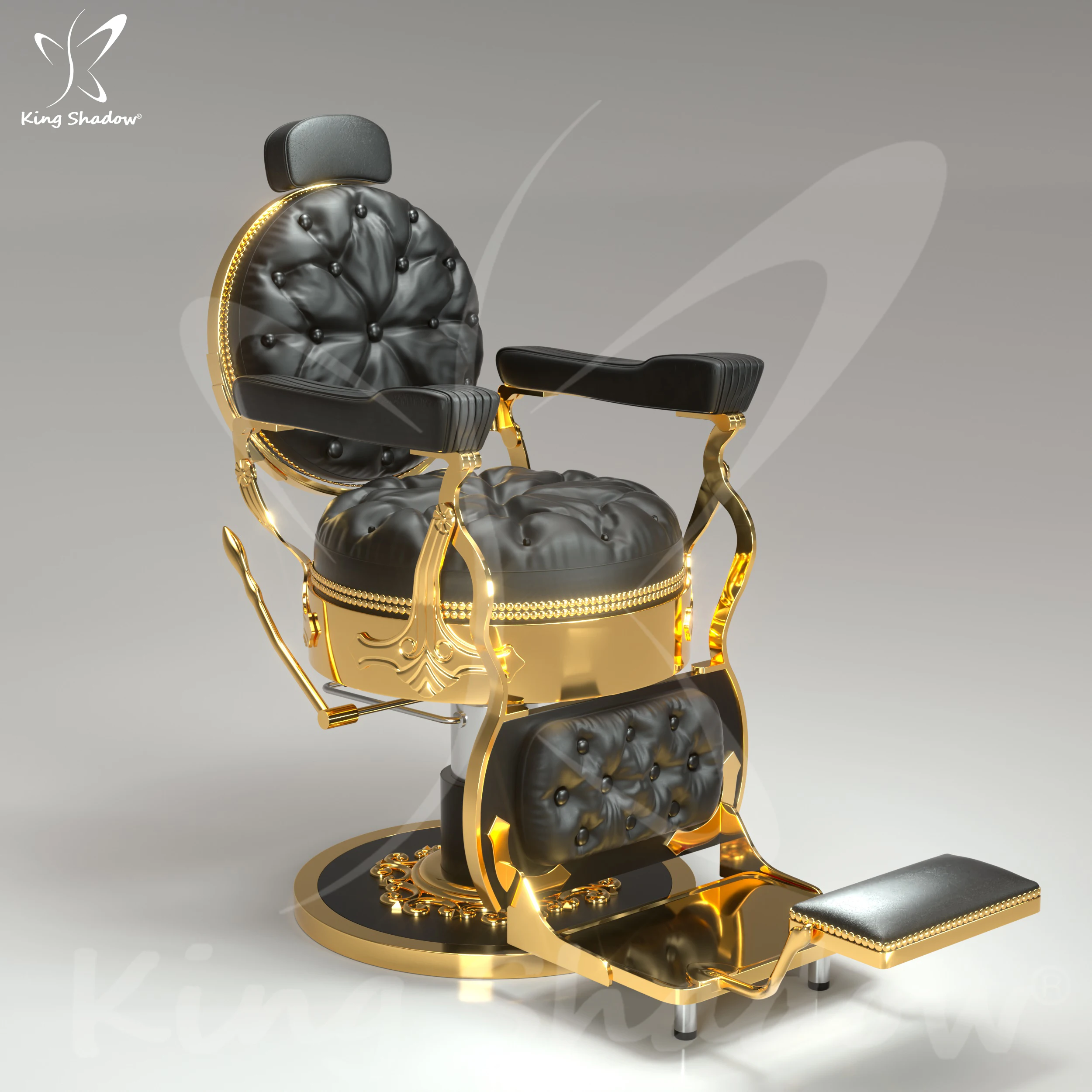 Luxury Salon Furniture Antique Luxury Barber Shop Hair Chairs Barber ...