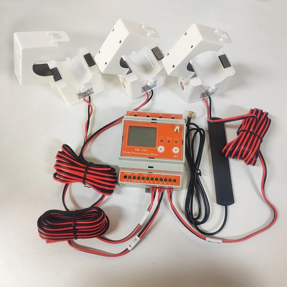 IOT Energy Meter 3phase 4G RS485 500A - Precise Energy Measurement