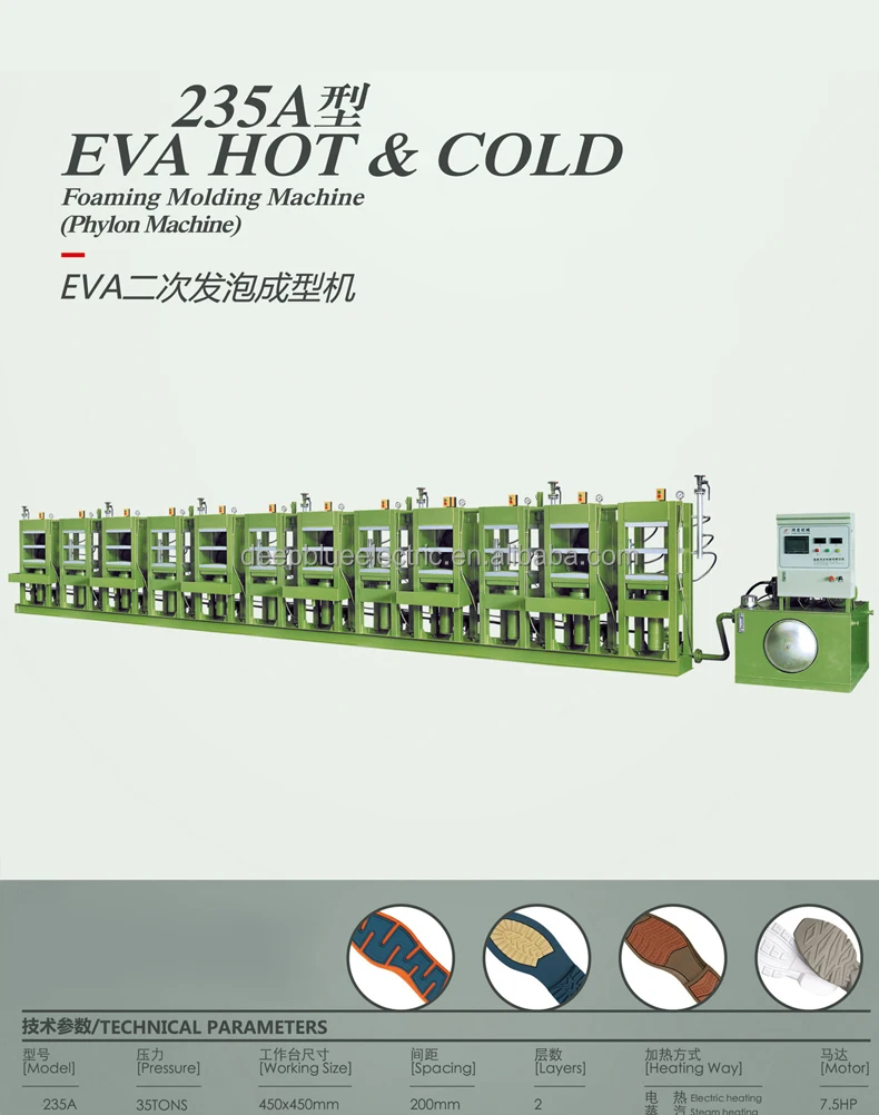 12 Stations 16 Stations Outsole Phylon Foaming Machine