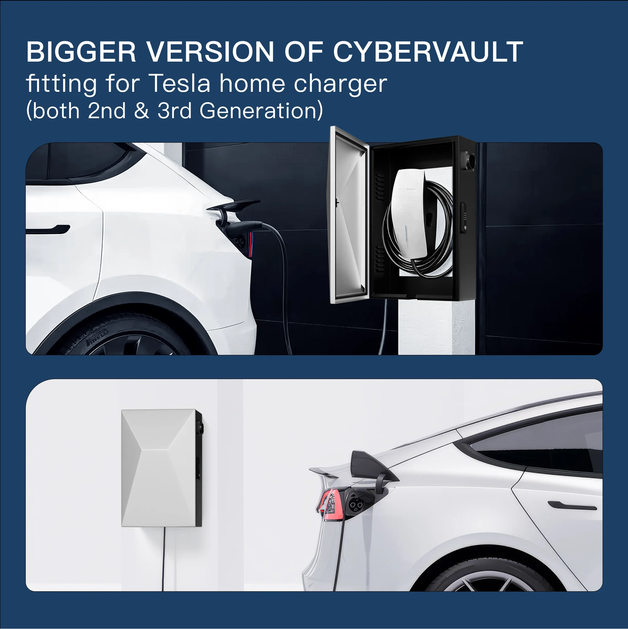 Tesla Car Charging Protection Box Ev Charger Enclosure Ev Charging Wall ...