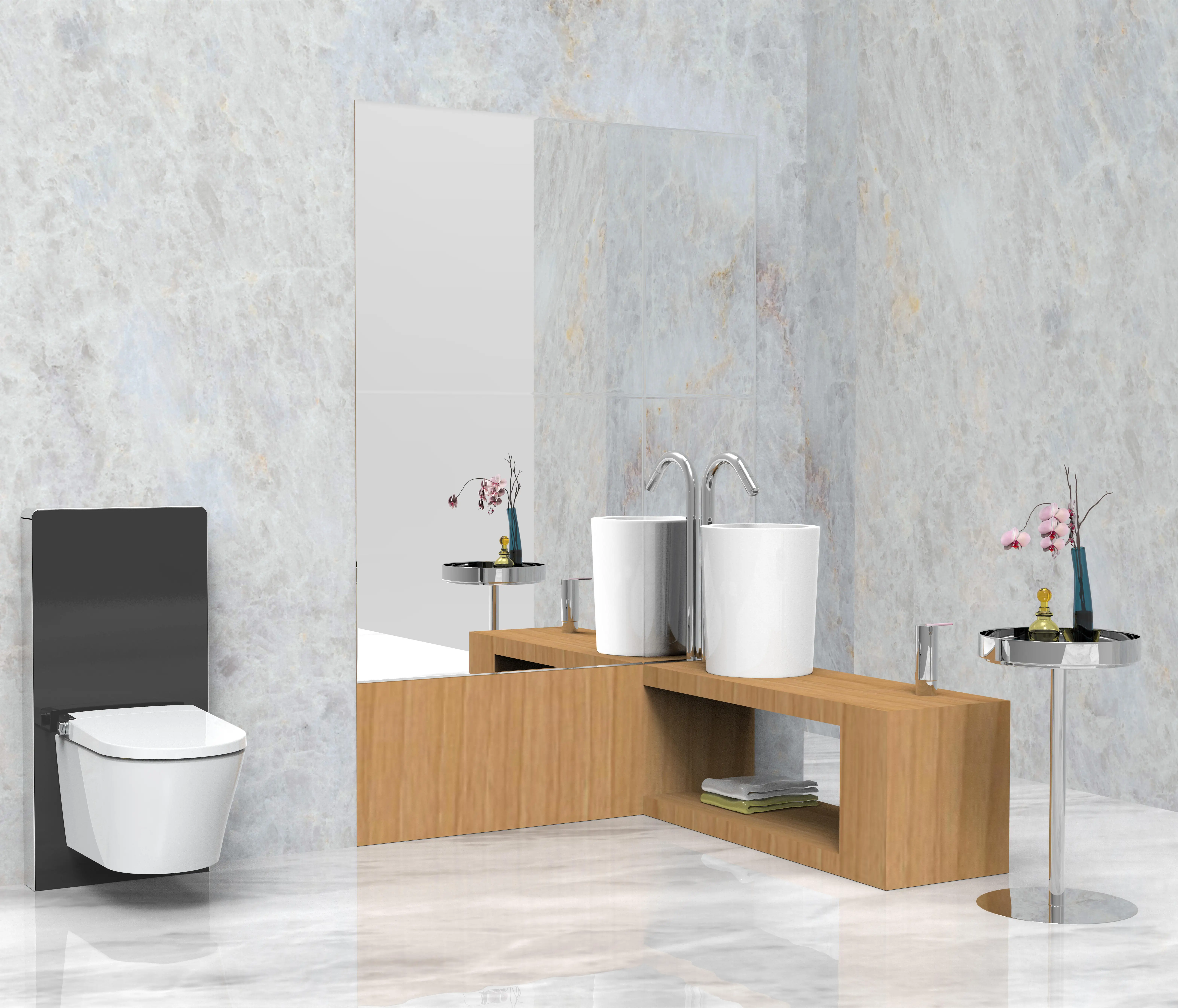 Dual Flush Cistern - Modern European Standard Toilet Tank