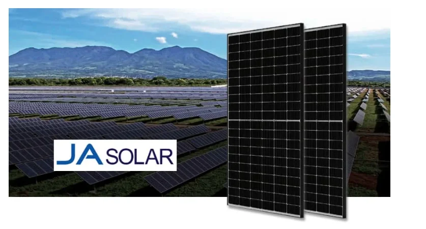 JA Bifacial Solar Panel JAM72D42 LB 625W 630W 635W 640W 645W ...