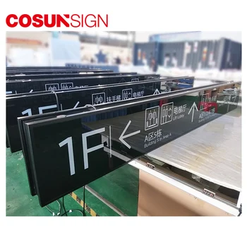 Metro Stations And Airports Hanging Light Box Indoor Directional ...