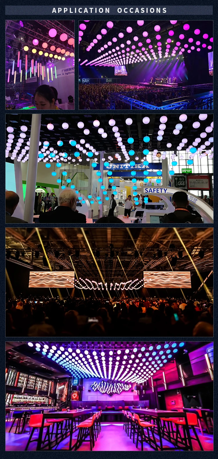 Dmx Control Winch And Kinetic Lifting Ball Light Rgb Led Kinetic Ball ...