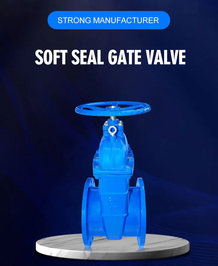 Awwa C509 Knife-Gate Valve Cast Iron Wedge Gate Valves with Electric Drive