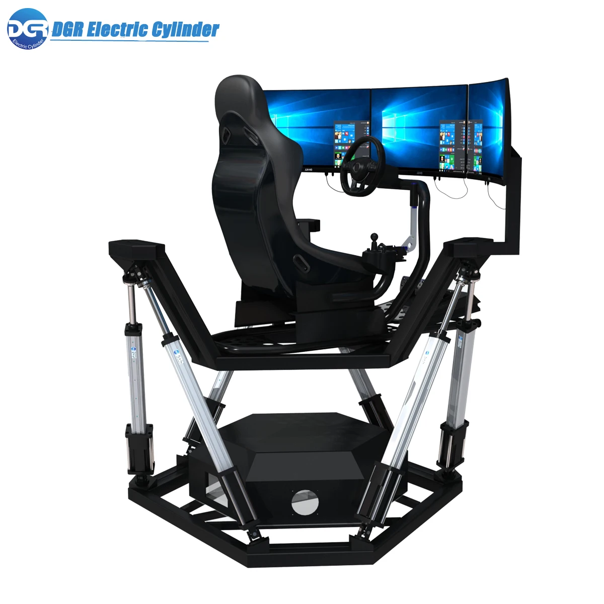 High Speed 4dof 6dof Racing Game Simulator Flight Platform