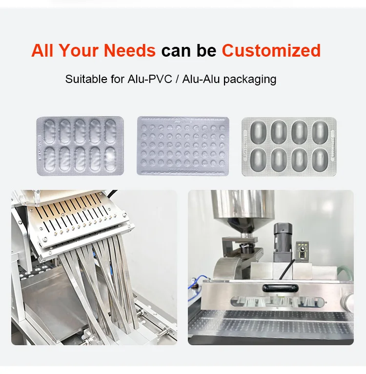 DPP 260 Alu Blister Package Machines Pill Blister Packing Machine for ...