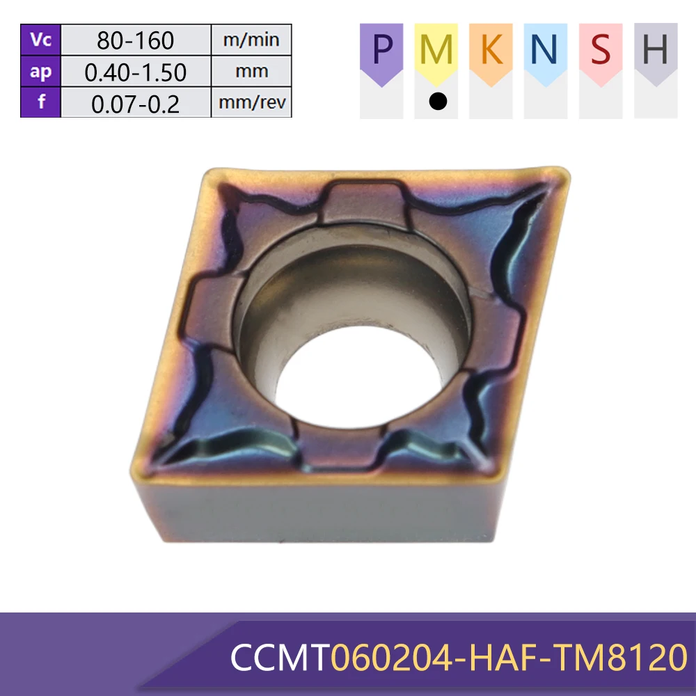 CCMT060204 Tungsten Carbide CNC Turning Insert - High Wear Resistance