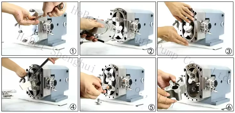 3rp Motor-powered Rotary Lobe Transfer Pump Chemical Raw Material ...