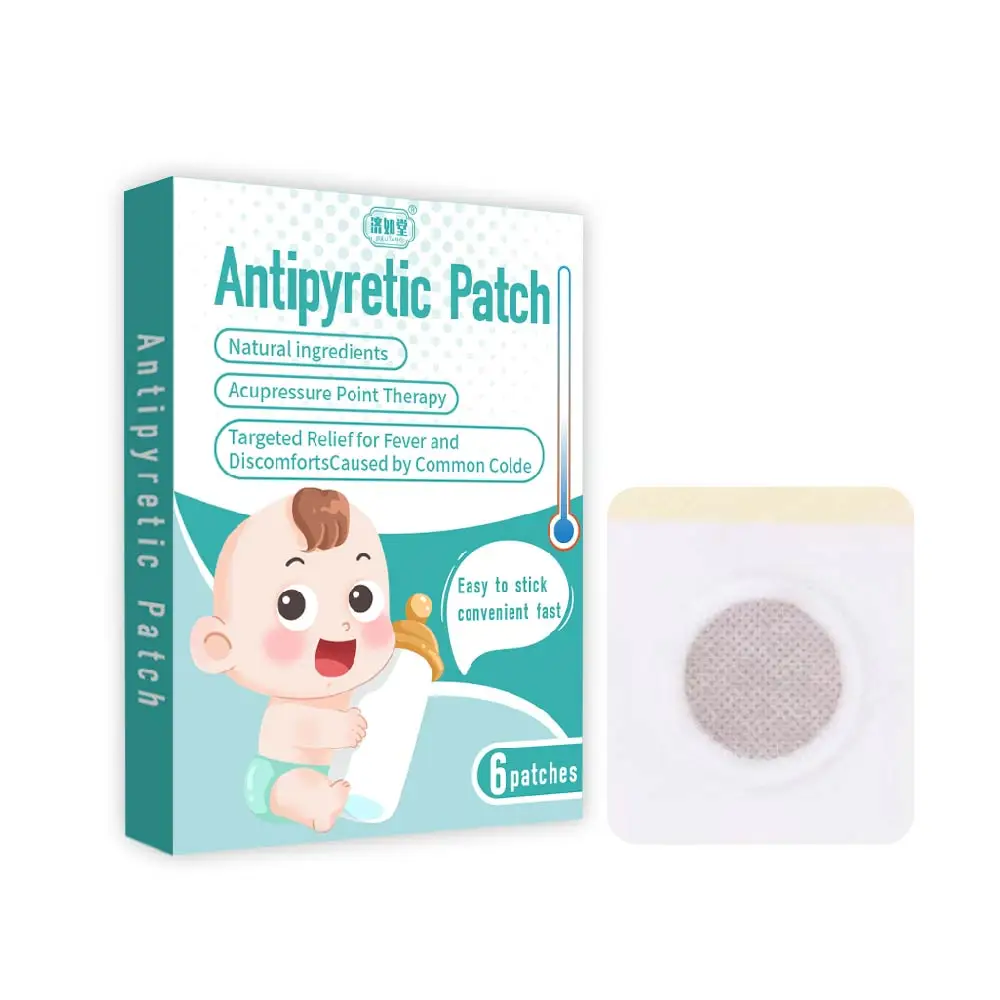 Health Care Self-adhesive Fever-reducing Patch Gel Migraine Children's ...