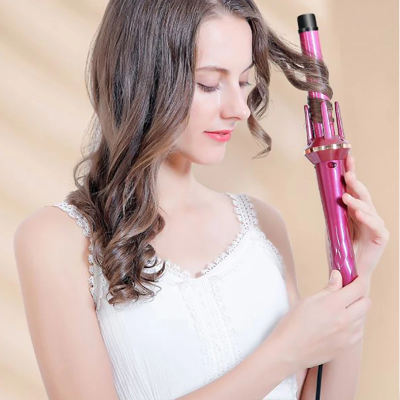 Portable Automatic Magic Electric Rotating Hair Curler Non-damaging ...