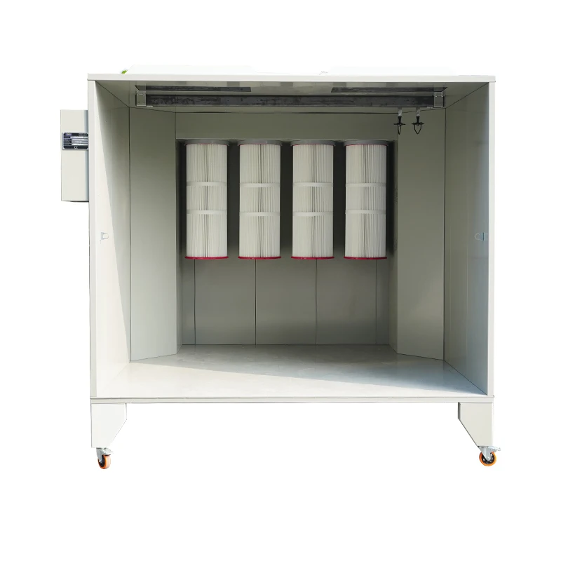 Walk In Powder Coating Booth Electrostatic Powder Spray Painting ...