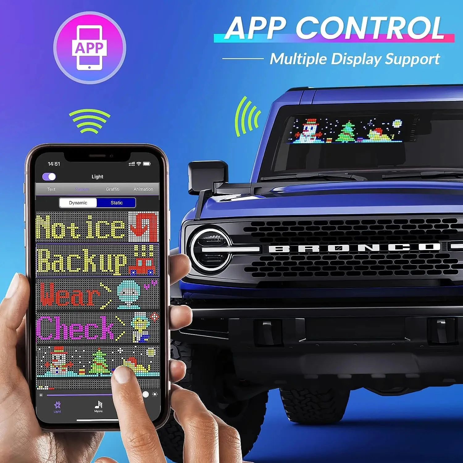 Rts Mini Led Screen Rolling Word Led Display Panel Custom Edit Screen ...