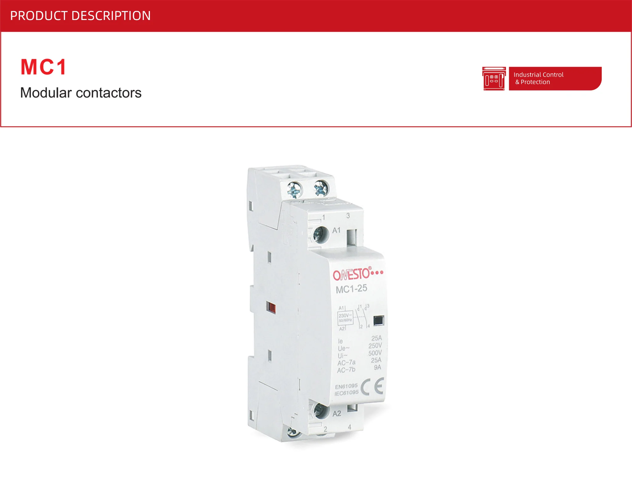 High Quality Automatic AC Contactor 1P 2P Din Rail Modular Contactors ...