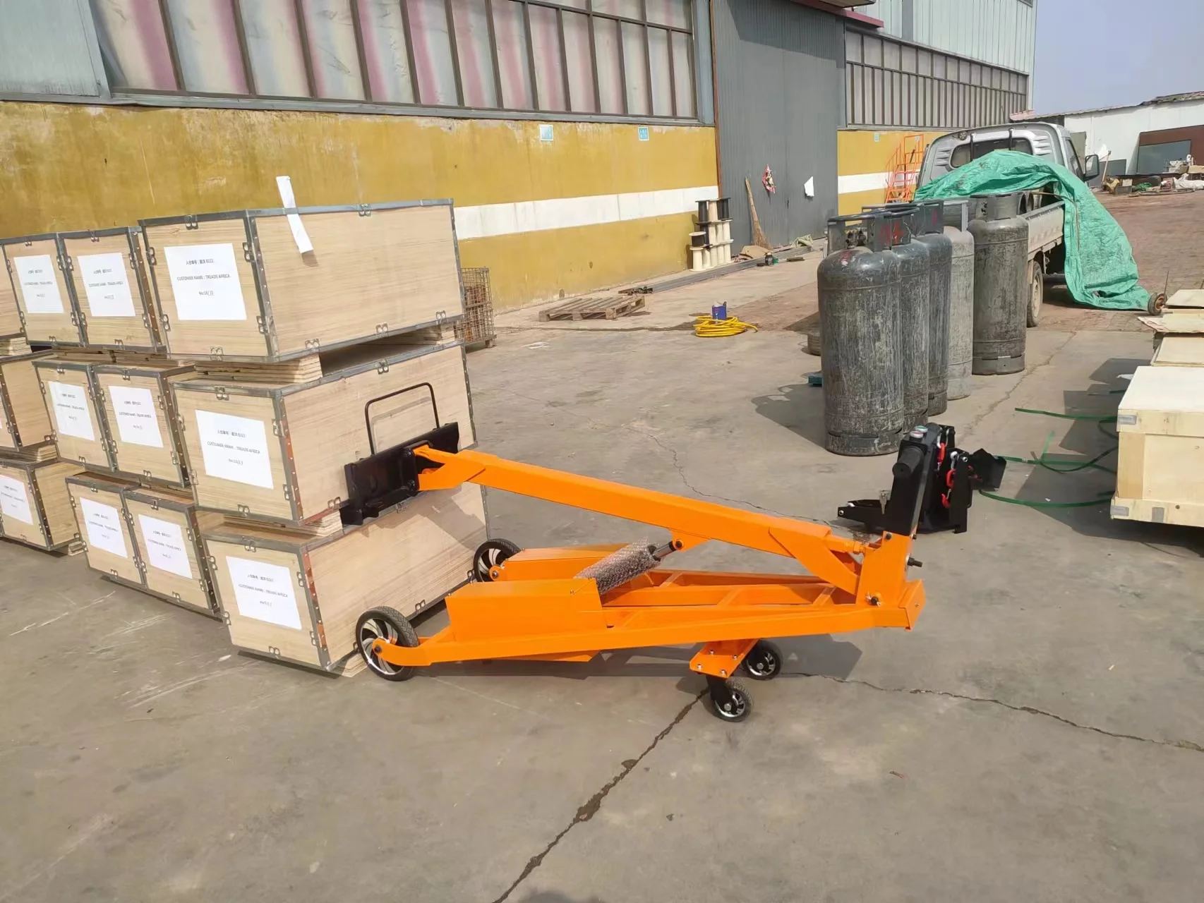 300kg Electric Powered Pallet Truck Hydraulic Loading and Unloading ...