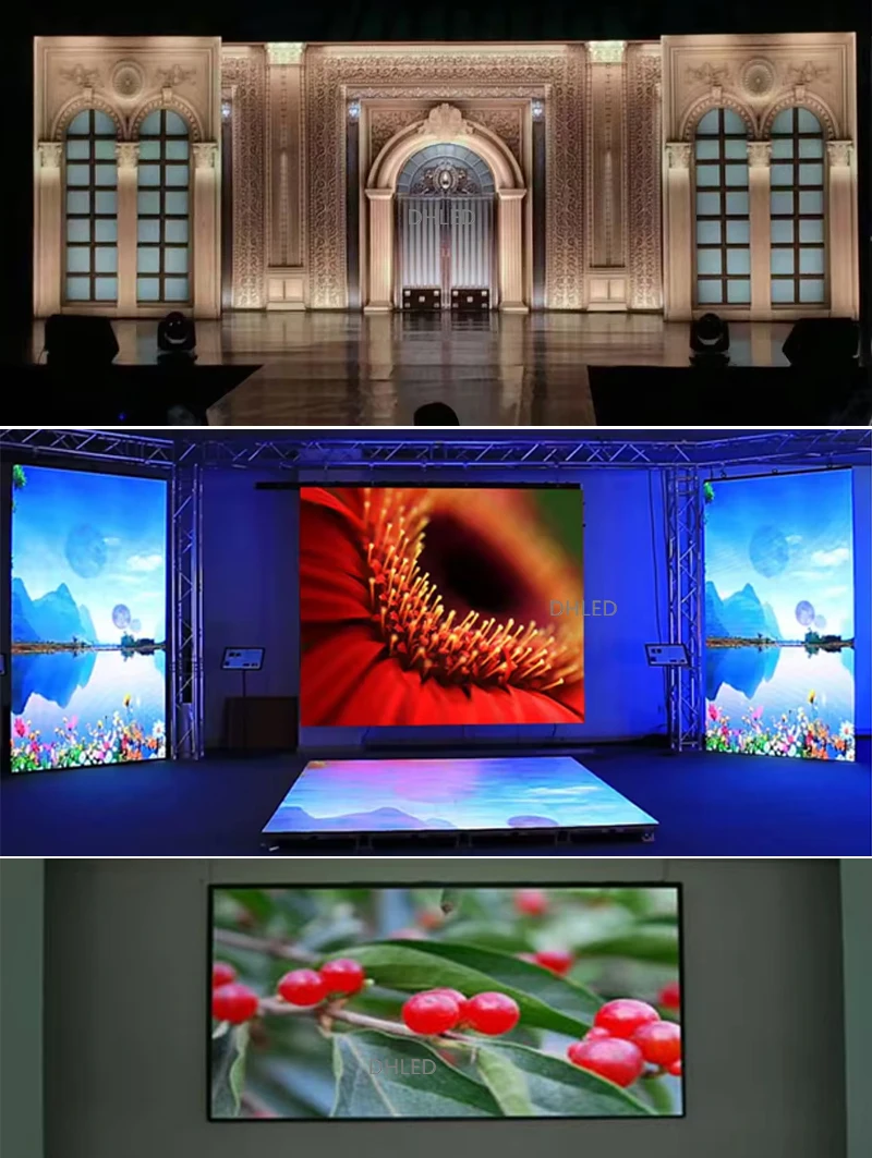 Hot Selling Led Screen Video Wall P1.25 3840hz 640*480mm Die Casting ...
