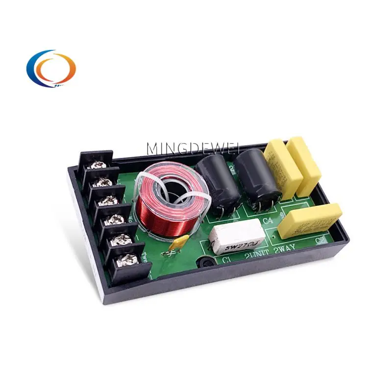 Car Audio 2 Way Passive Speaker Treble Bass Frequency Divider Crossover ...