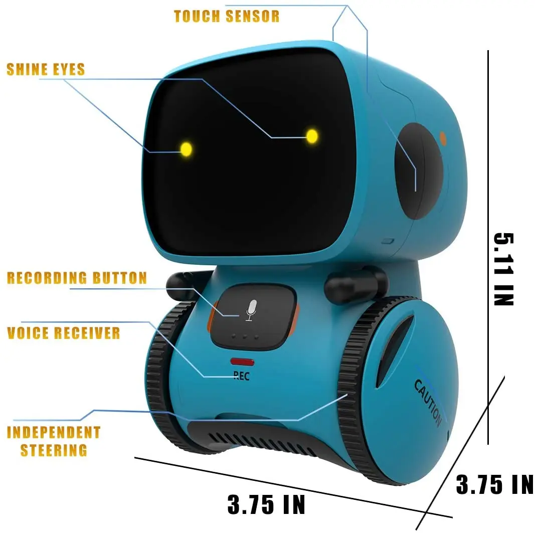 Smart Talking Robots Intelligent Partner And Teacher With Voice Control ...