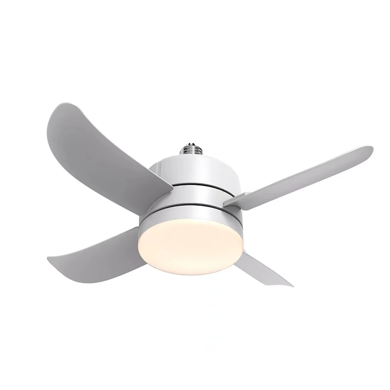 Socket Ceiling Fan Light Original Light Bulb Fan With Remote Dimmable ...