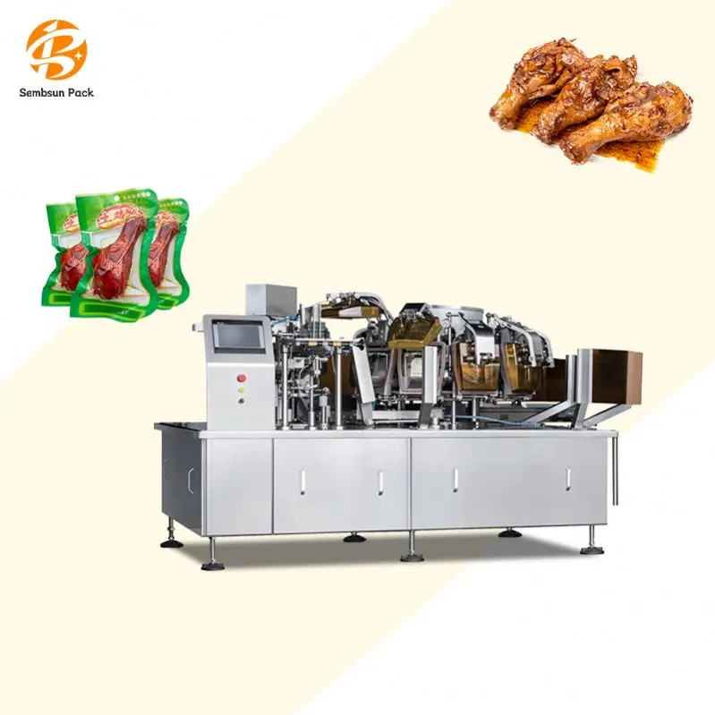 Automatic Corn Silage Vertical Vacuum Packaging Machine Rotary Packing ...