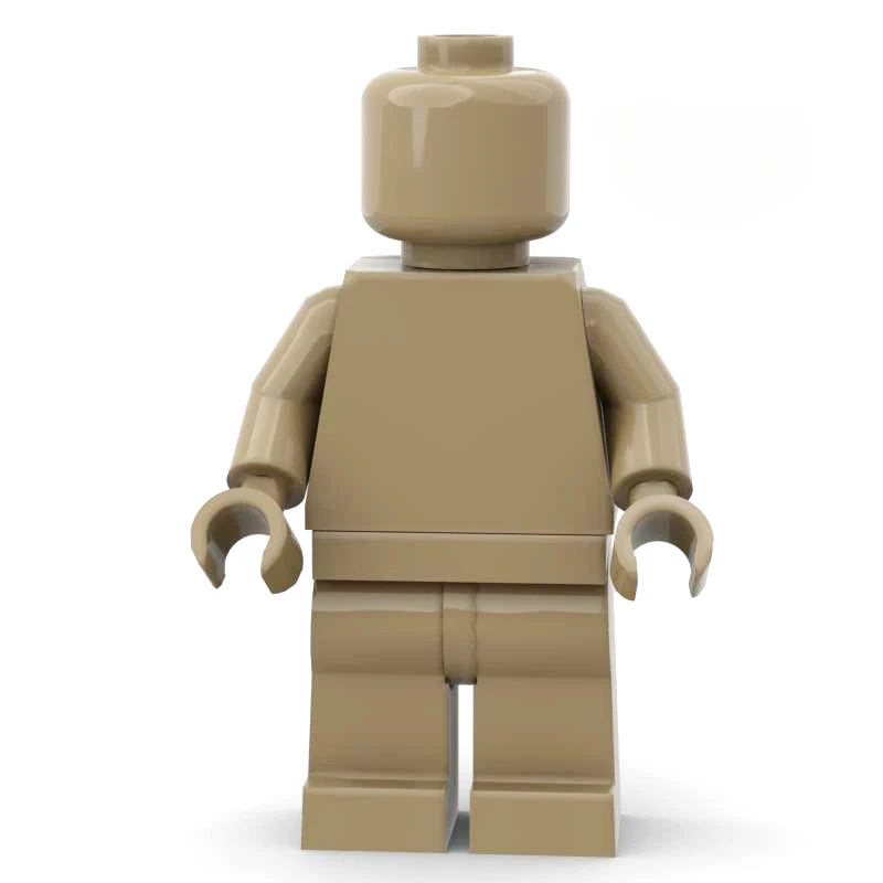 Mini Building Block Bricks Toy Children Cute Polychrome White Body ...