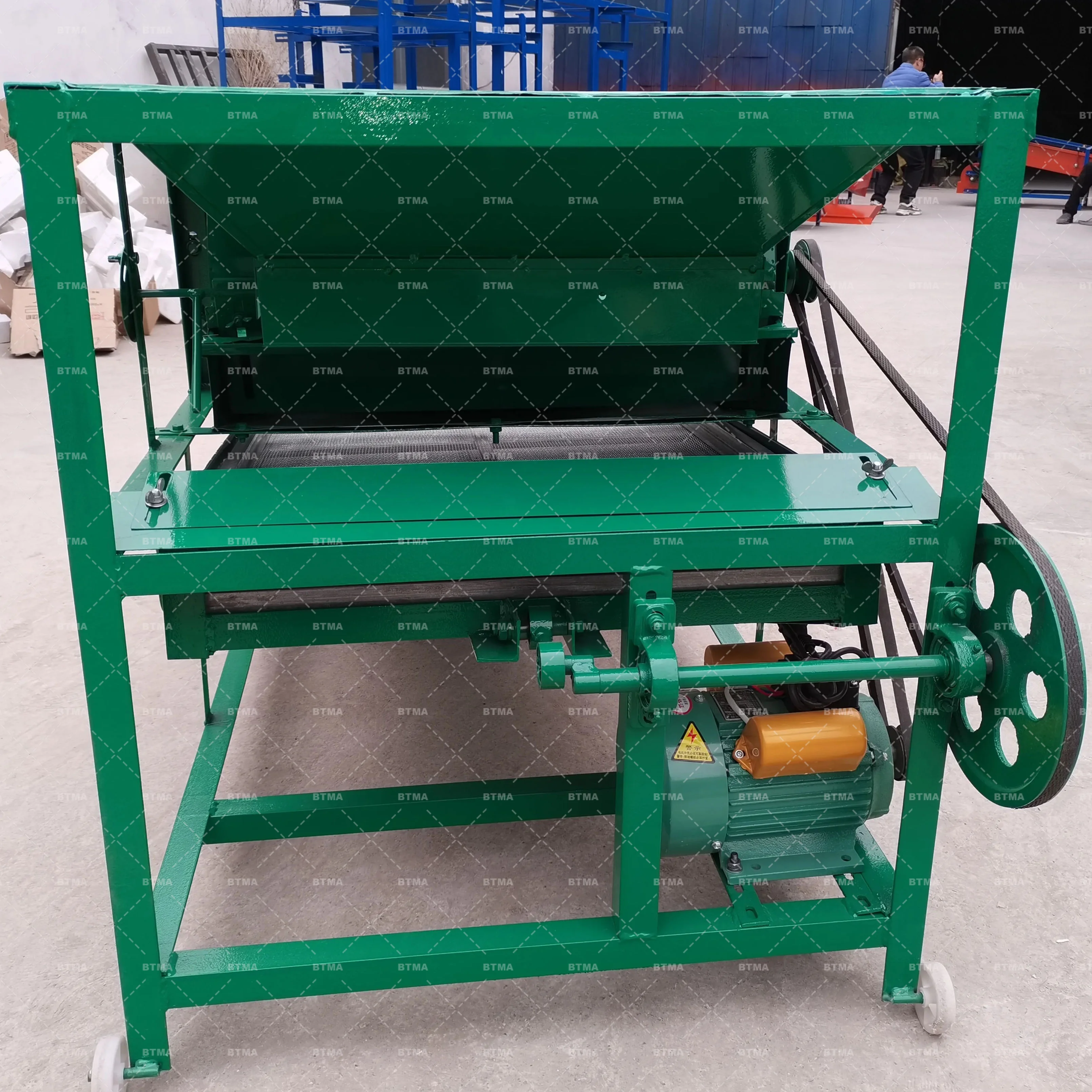 Btma Grain Vibrating Screen Machine Screen Grain Cleaner Rice Grain ...