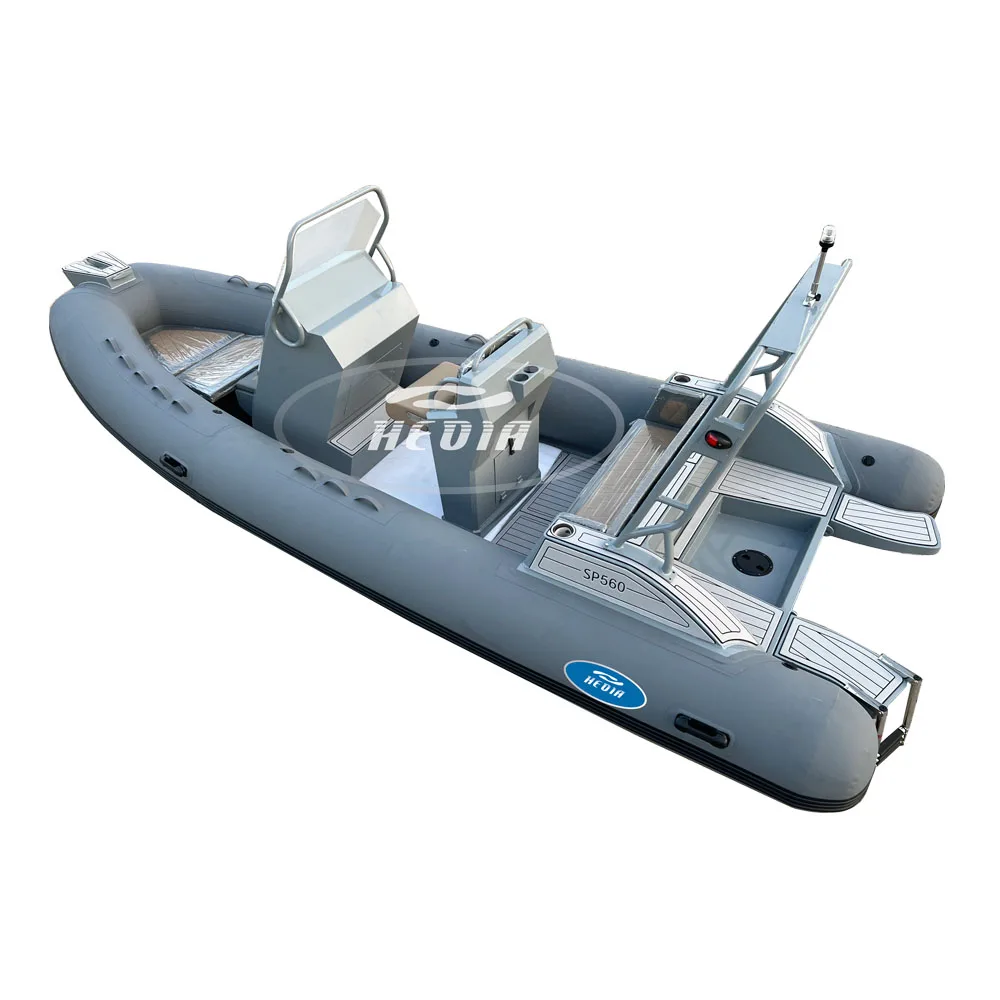 Hedia Rib Boat 19ft Luxury Aluminum Deep V Hull Inflatable Sport ...