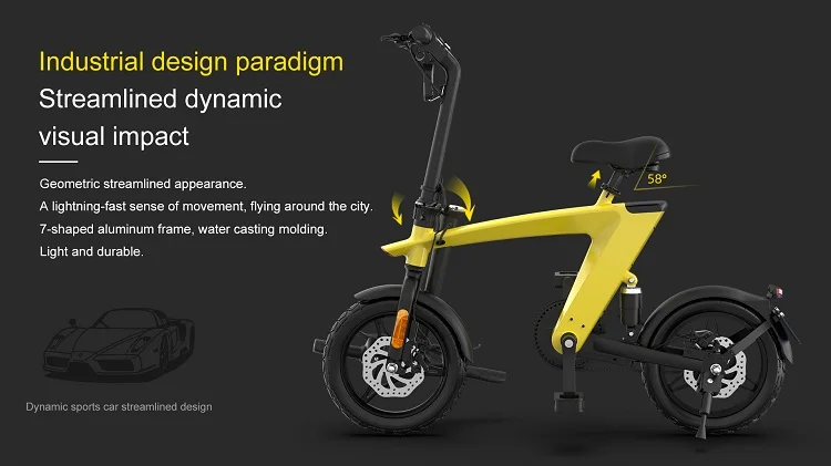 Flying Fish Mini E-Bike H1 - 25kmh Full Suspension Ebike