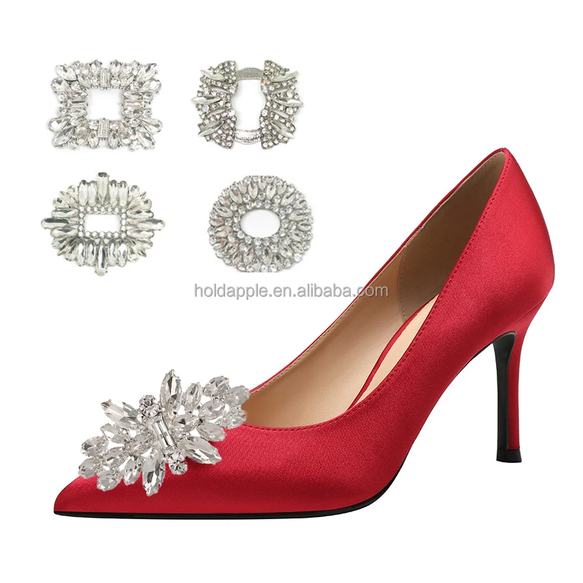 Fashion Accessories Women Rhinestone Shoe Fashion Decorative Shoes ...