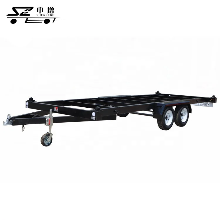 Inertia Brake Chassis Trailer for 20ft Container - 2500kgs