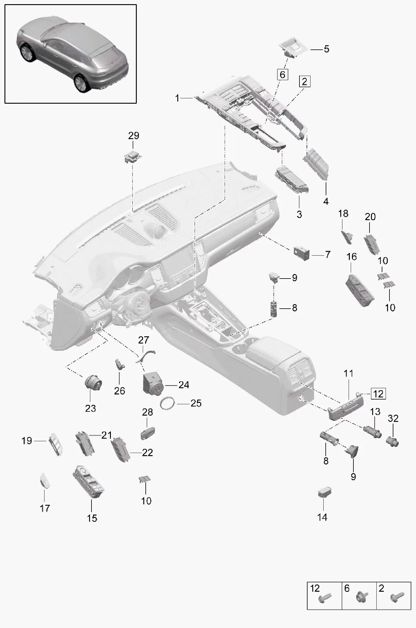 保时捷macan 95b原装前空调控制面板的oem 95b907040bp - Buy 95b907040bp,适合马坎原有空调面板,适合 ...