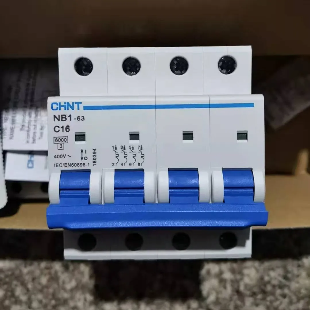 Chint Nb1-63 Miniature Smart Circuit Breakers C Type Electrical Mcb ...
